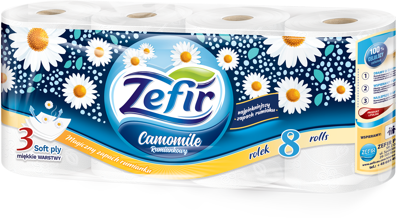 ZEFIR – Producent papieru toaletowego, ręczników.